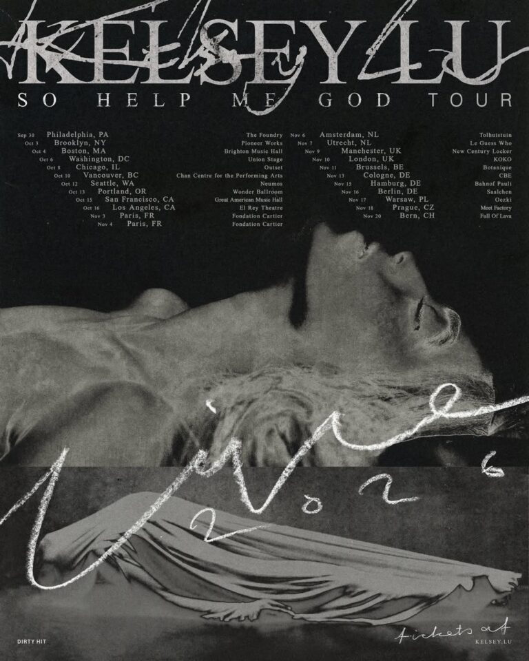 Kelsey Lu 2026 Tour Dates: ‘So Help Me God Tour’